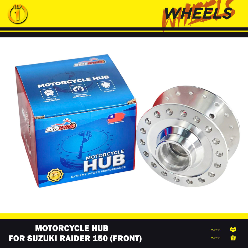 TOP1RACING Front Hub For Motorcycle Hub Raider 150/ Fi /Carb | Shopee ...