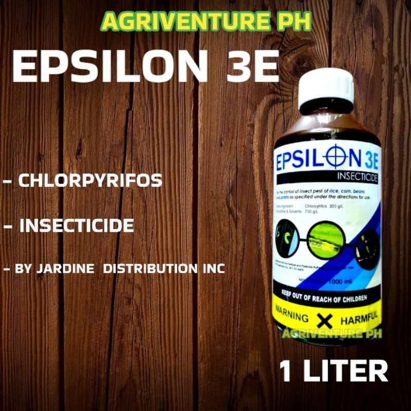 EPSILON 3E CHLORPYRIFOS LIKE LORSBAN 3E PLUS ( 1 LITER ) BY JARDINE ...