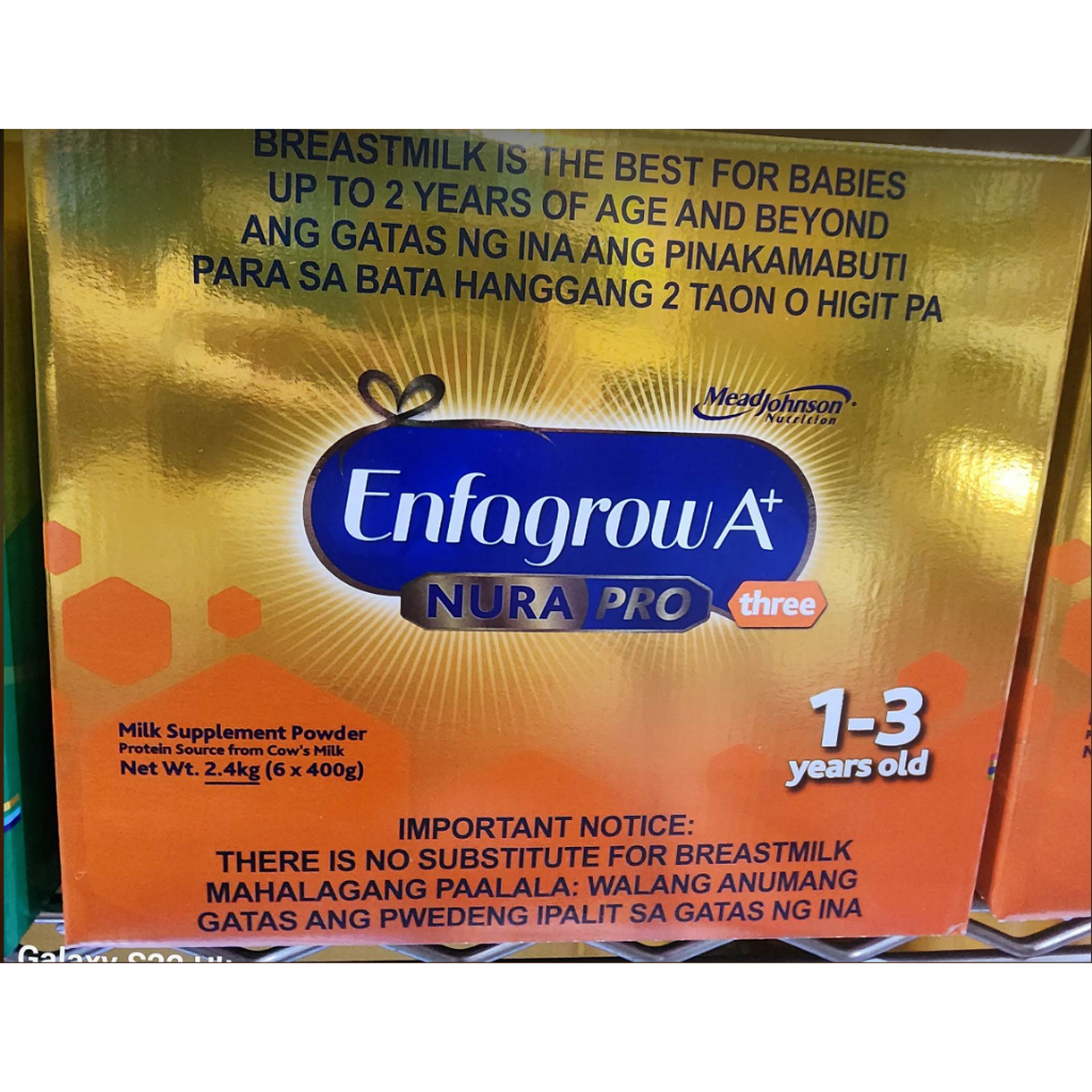 Enfagrow A+ Nura Pro Three (1-3 Years Old Milk Supplement Powder 2.4kg ...