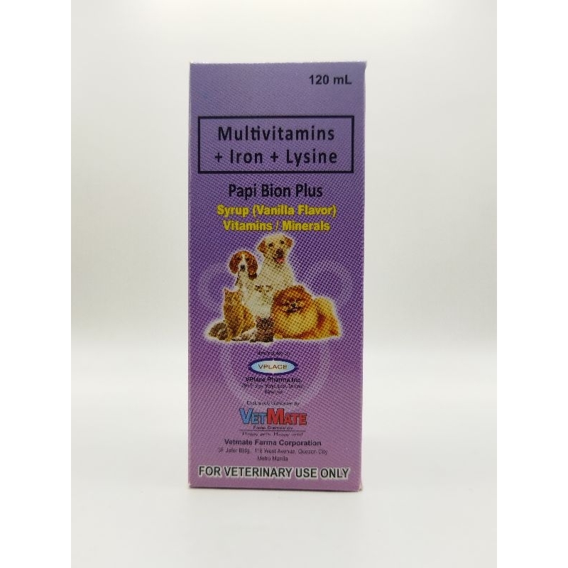 Papi Bion Plus B Complex+Iron+Folic Acid 120ml | Shopee Philippines