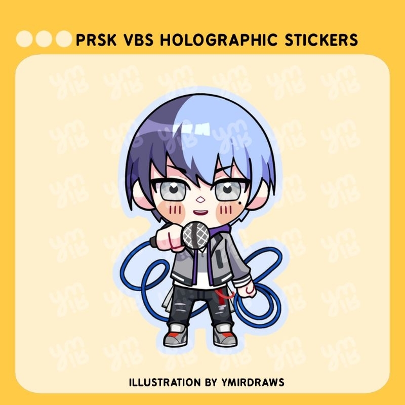 Project Sekai Vivid Bad Squad Holographic Sticker (Toya, An, Akito ...