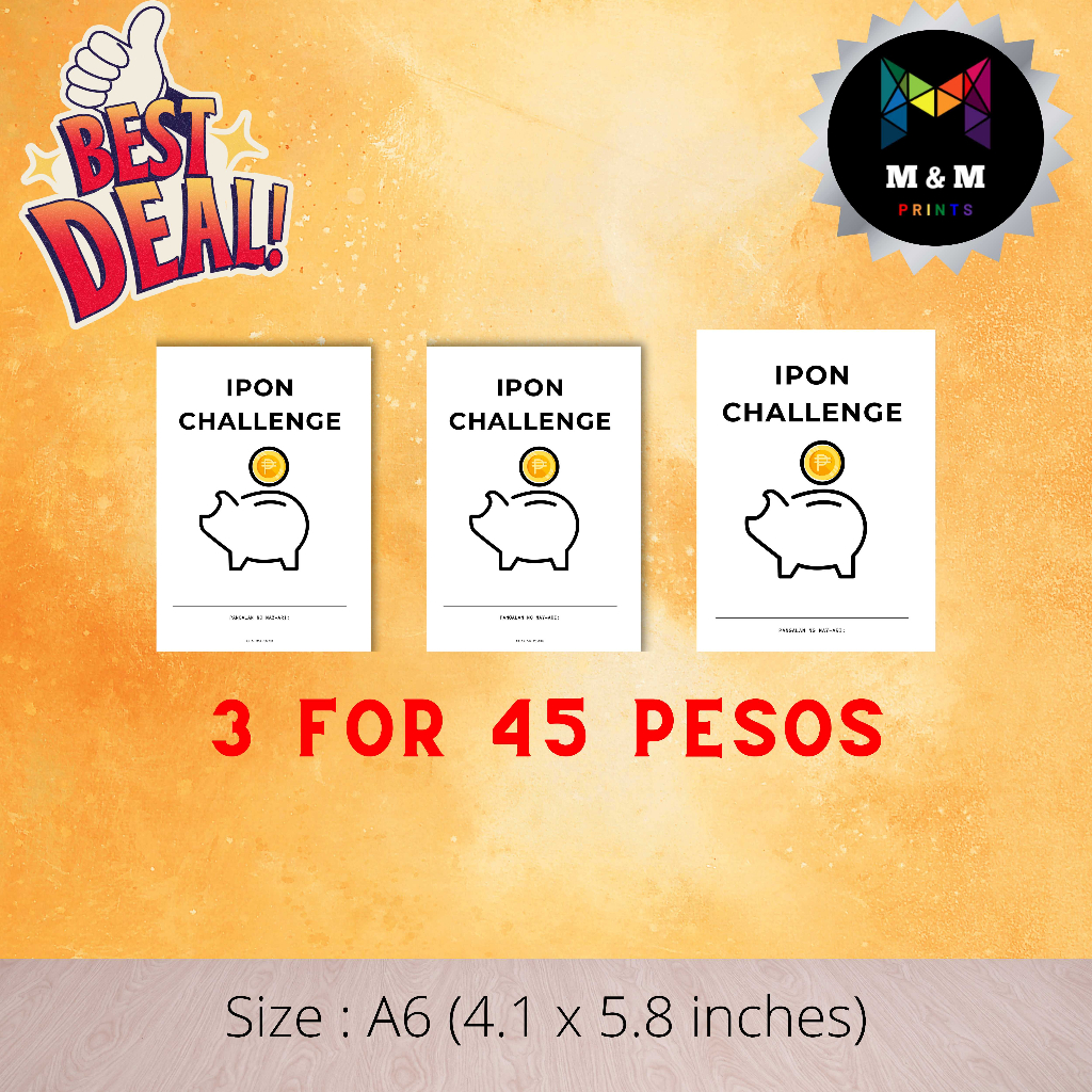 IPON CHALLENGE BOOKLET bundle | Shopee Philippines