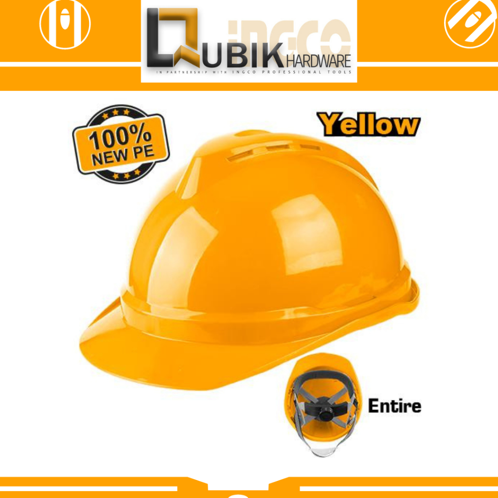 INGCO Safety Helmet (Model :HSH201) Qubikhardware | Shopee Philippines