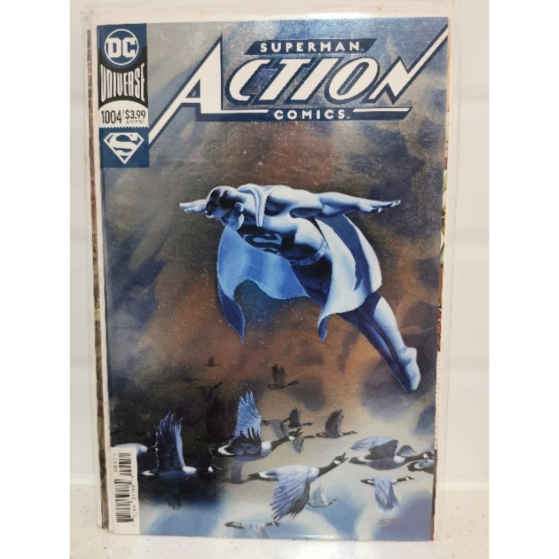 Superman Action Comics Vol 1 1004 Steve Rude Enhanced Foil Cover ...