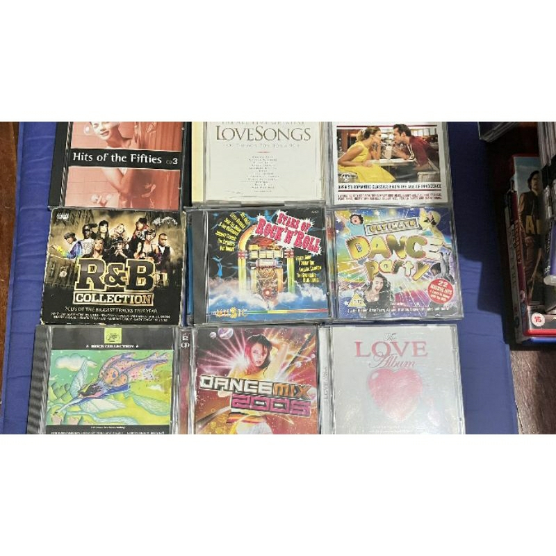 Assorted Music Cd Collection / Compilation Rock, Dance, Love R&B ...