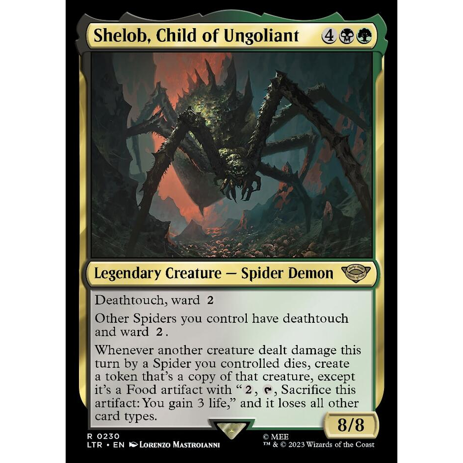 MTG Singles LTR [R] Shelob, Child of Ungoliant | Shopee Philippines
