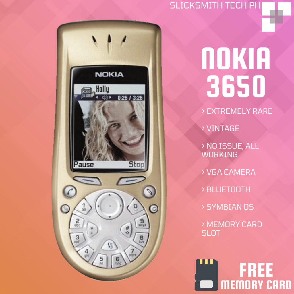 Original Nokia 3650 Openline | Vintage Phone | Shopee Philippines