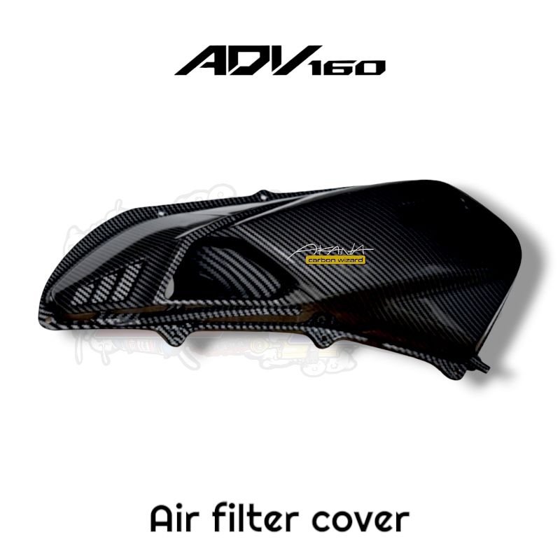 NEW! ADV 160 carbon hydro dip air filter, muffler, radiator, cover ...