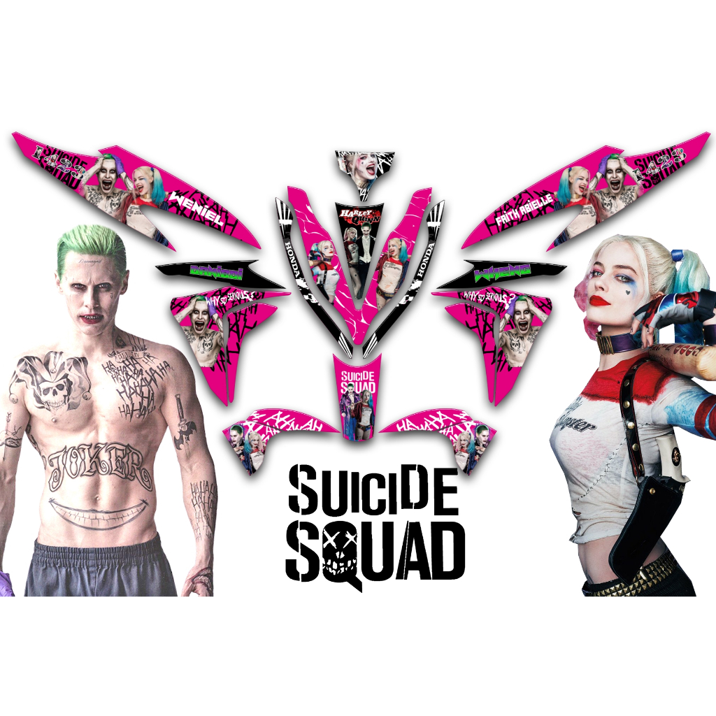 Honda Click V2 125i'150i Joker and Harley Queen Decals sticker Game ...