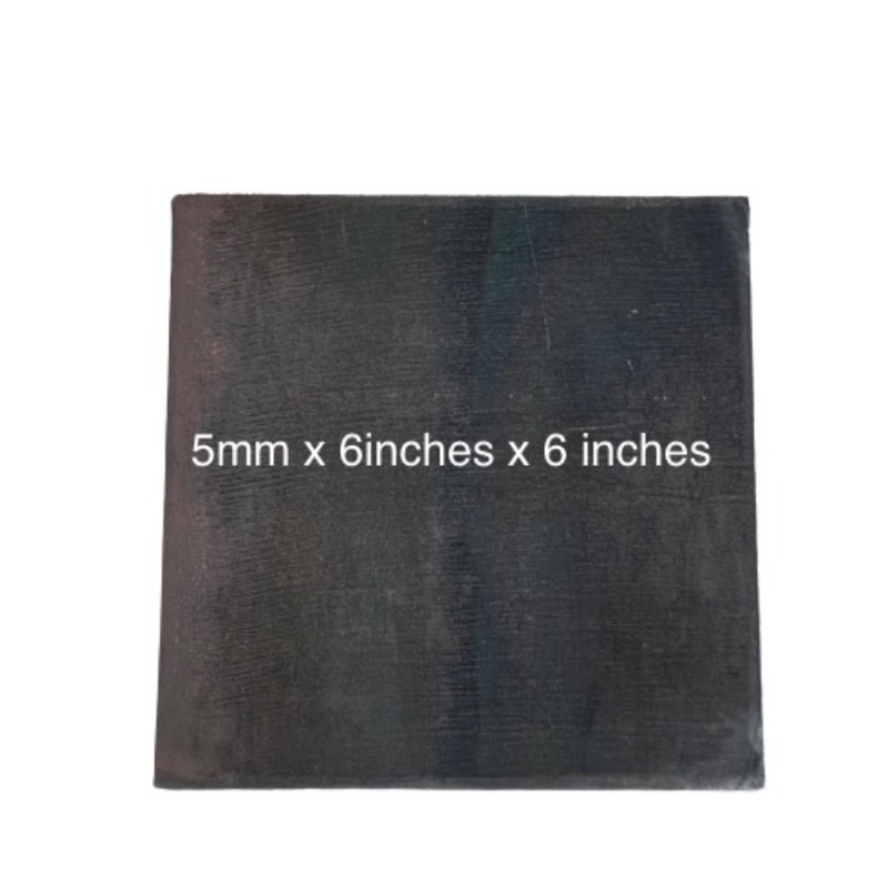 MS PLATE MILD STEEL BASE PLATE METAL 5mm thick x 6 inches x 6 inches ...