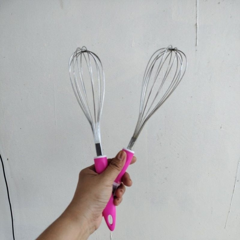 wire whisks 10" pink | Shopee Philippines
