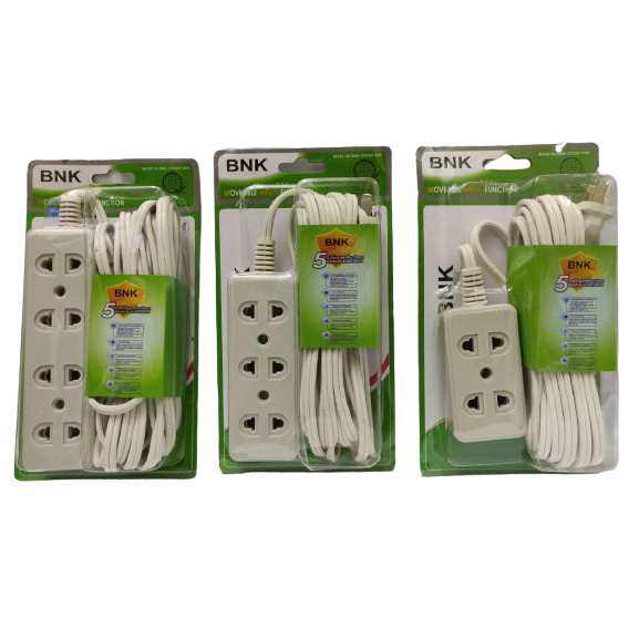POWER SOCKET EXTENSION BNK MOVEABLE MULTI FUNCTION 5M-(2gang/3gang ...