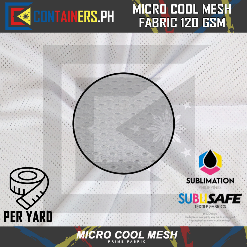CONTAINERS.PH (PER YARD) Sublimation Safe SUBLISAFE Micro Cool Mesh ...