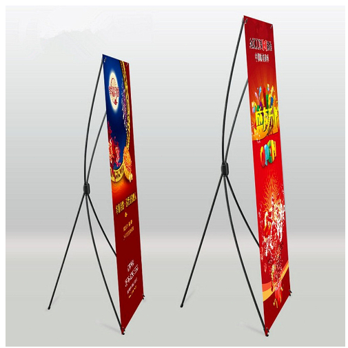 Tripod Collapsible X Stand Banner Aluminum Poster Display Stand 60cm x ...