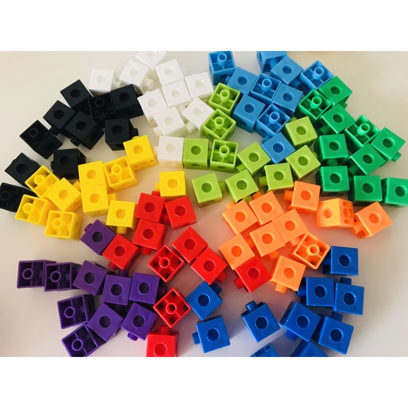 100 pcs 2cm Math Link Cubes / Linking Cubes / Math Manipulatives ... 100 pcs 2cm Math Link Cubes / Linking Cubes / Math Manipulatives ...
