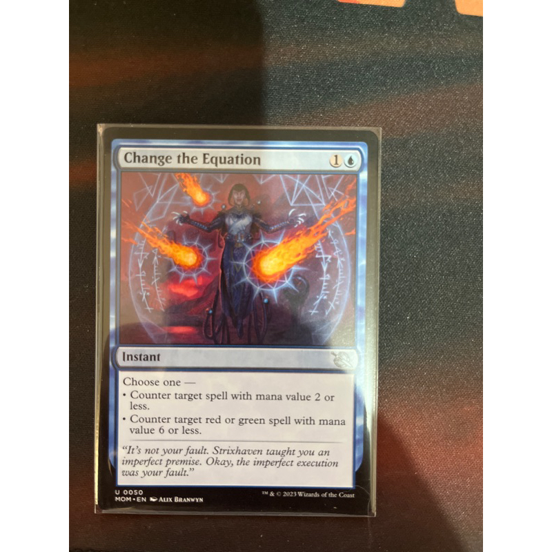 Magic the Gathering - Instant - Change the Equation | Shopee Philippines