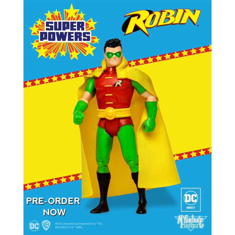 MCFARLANE TOYS DC DIRECT Super Powers: WV4 5IN Figures - Robin (Tim ...