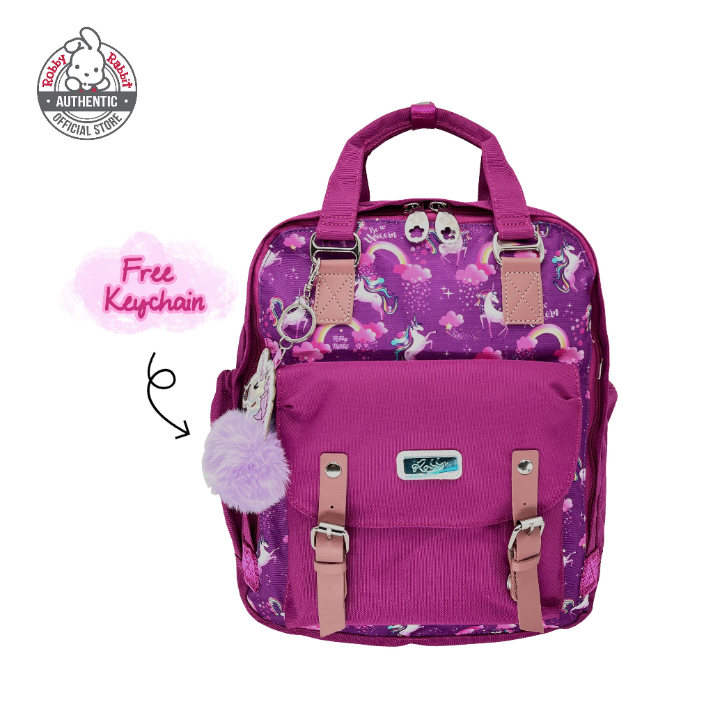 Robby Rabbit Fantastic Friends Backpack 15-Inch Fuchsia | Shopee ...