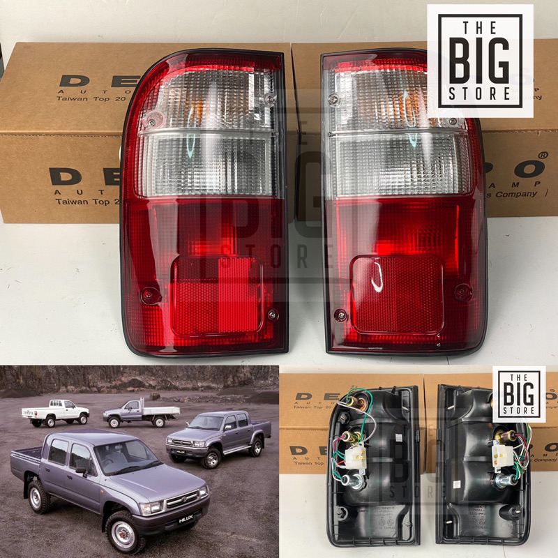 Toyota Hilux LN166 tail light assembly 1999-2002 model Brand new Depo ...