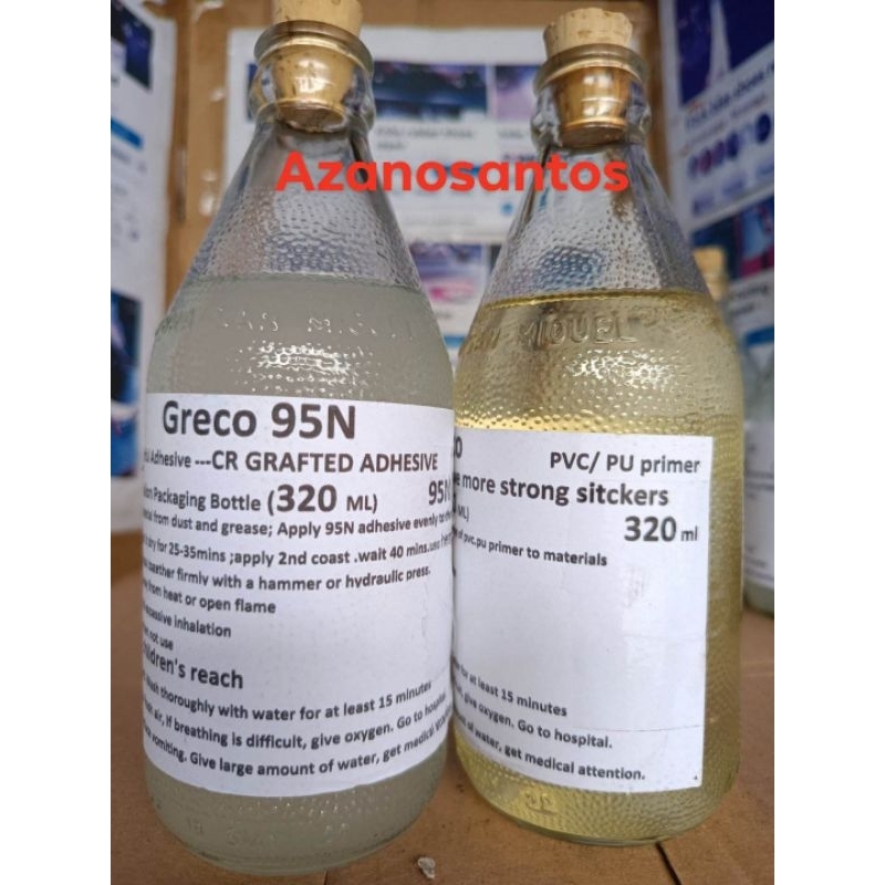 Greco 95 N esespecial adhesive +Greco PVC primer for reglue rubber ...