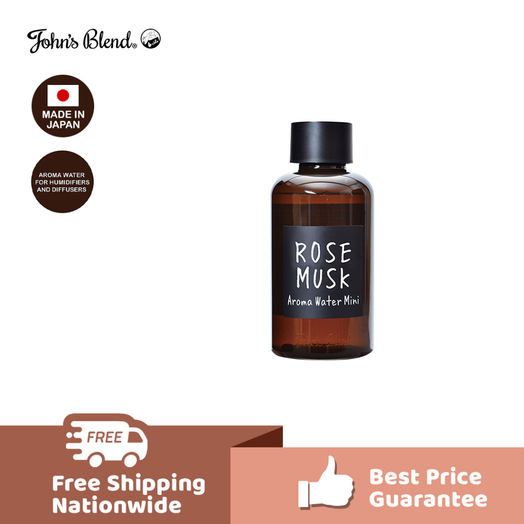 Crane John's Blend Japan Humidifier Diffuser Fragrance Aroma Water Rose Musk 8.5Oz 250ml ...