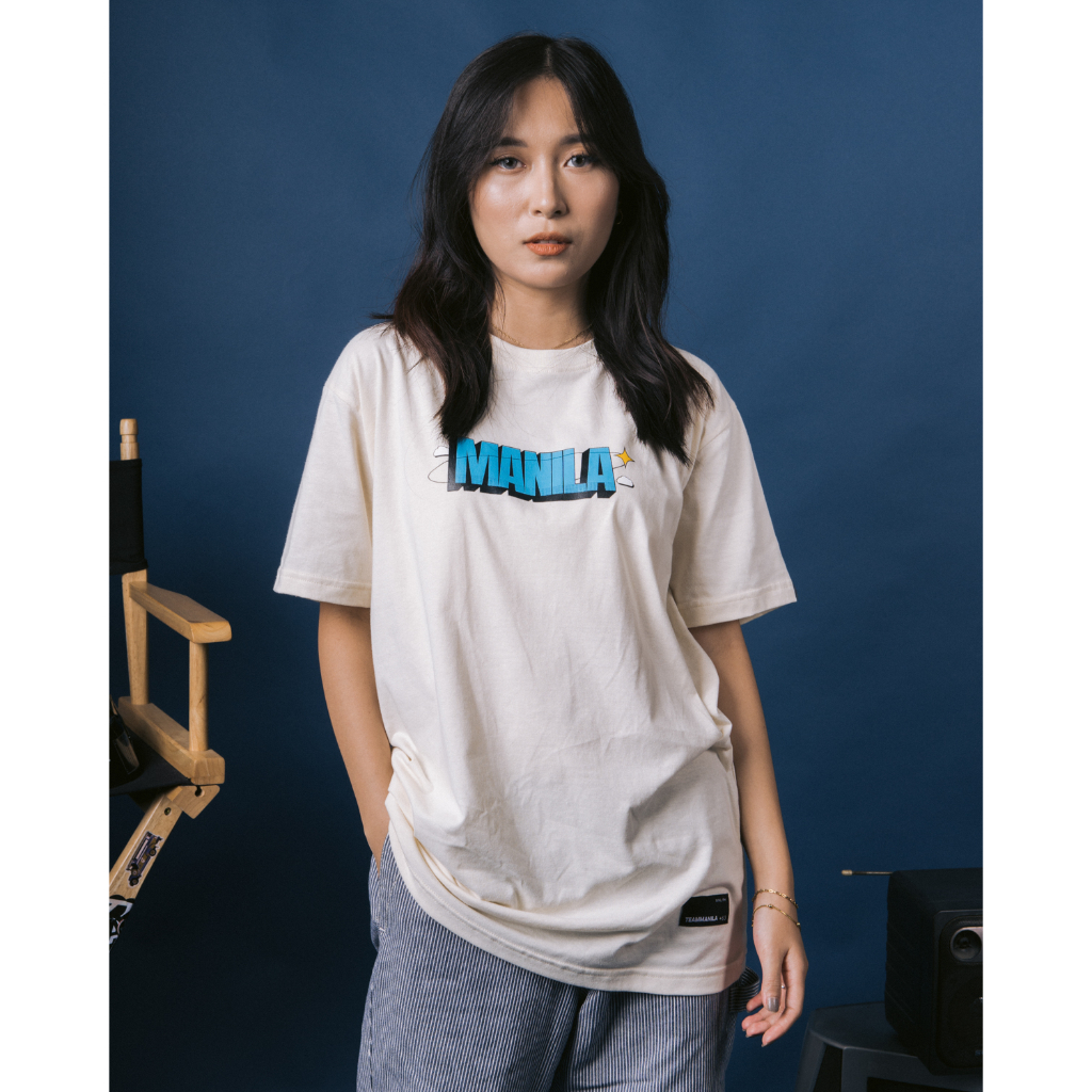 TEAM MANILA MANILA POPSTAR TSHIRT CREAM | Shopee Philippines