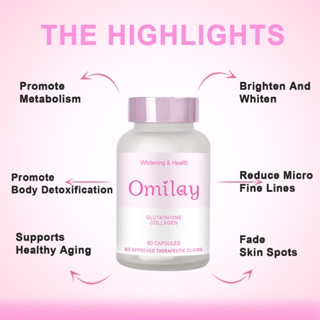 Omilay Tokyo Glutathione + Collagen Capsules Anti-Aging Whitening Skin ...