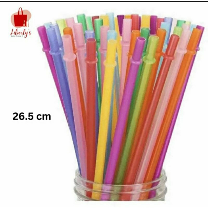 Colored Reusable Straws,Acrylic and Clear straws (1 pc) | Shopee ...