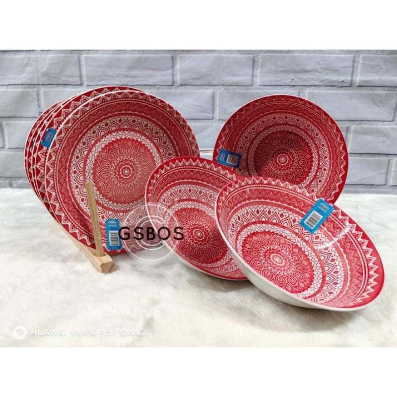 babasagin plates set9 pcs6 pcs plate3 pcs bowl | Shopee Philippines