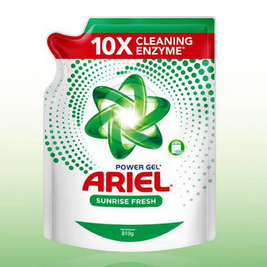 Ariel Liquid Detergent Power Gel Sunrise Fresh Refill (810 mL) | Shopee ...