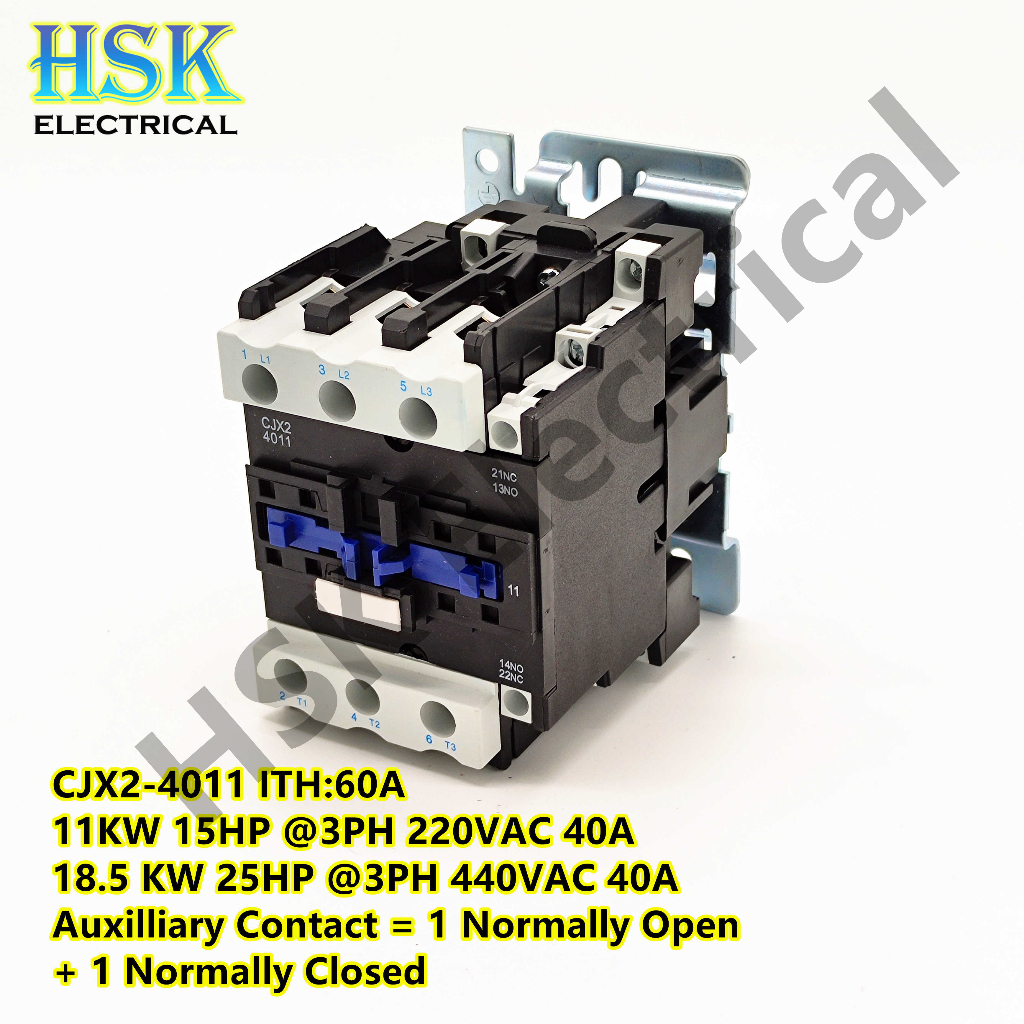40A to 95A CJX2 AC Magnetic Contactor 4011 5011 6511 8011 9511 | Shopee Philippines