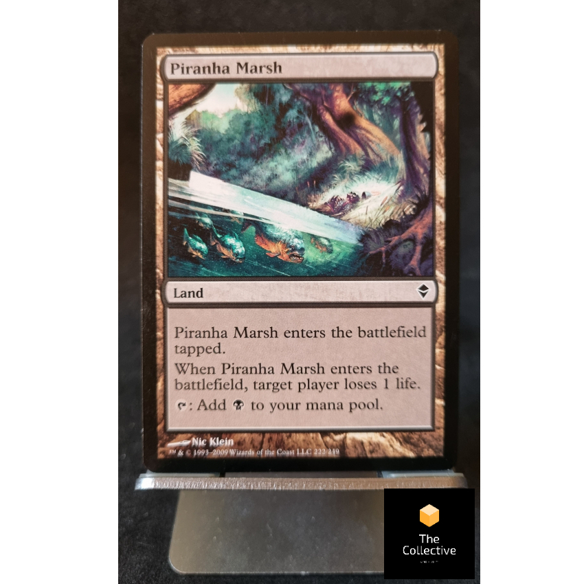 Magic the Gathering - MTG Card Game - Piranha Marsh - LAND [ID:LB1 ...