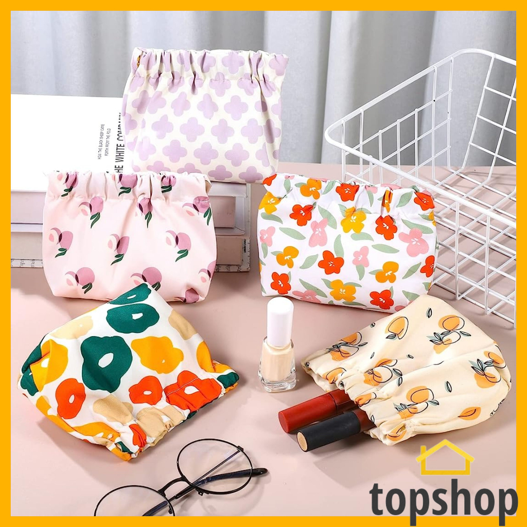 TOPSHOP Mini Storage Bag Makeup Storage with Shrapnel Printed Travel ...
