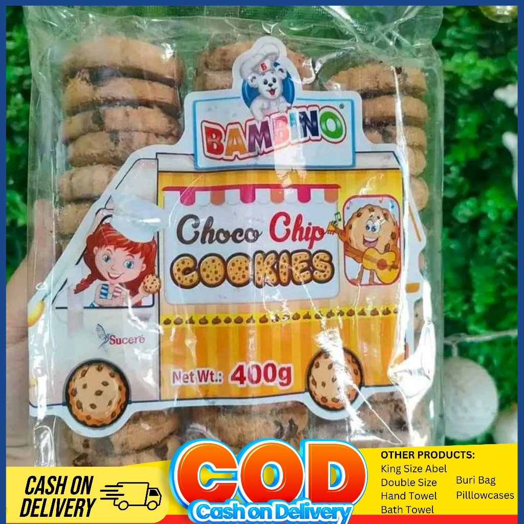 Chocolate Chip Cookies 400g Locally-Made Cookies Snacks Pasalubong ...