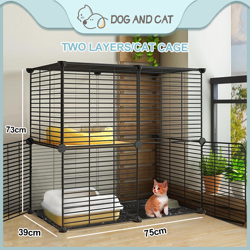 Cat cage home indoor villa cat climbing frame integrated with toilet cat small kitter 75*39*73cm ...
