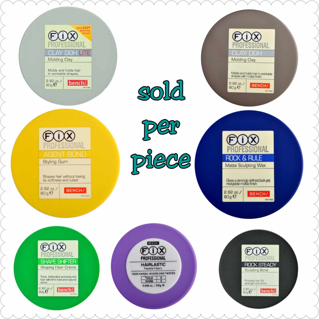 BENCH FIX PROFESSIONAL Hair Wax * SOLD INDIVIDUALLY * | Shopee Philippines