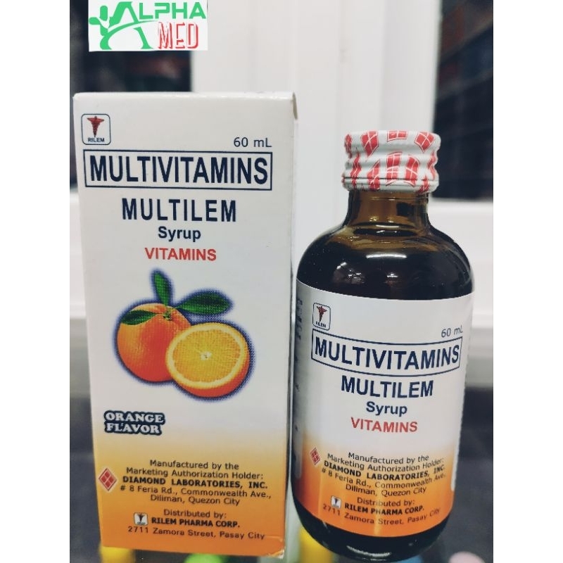 MULTIVITAMINS MULTILEM Syrup | Shopee Philippines