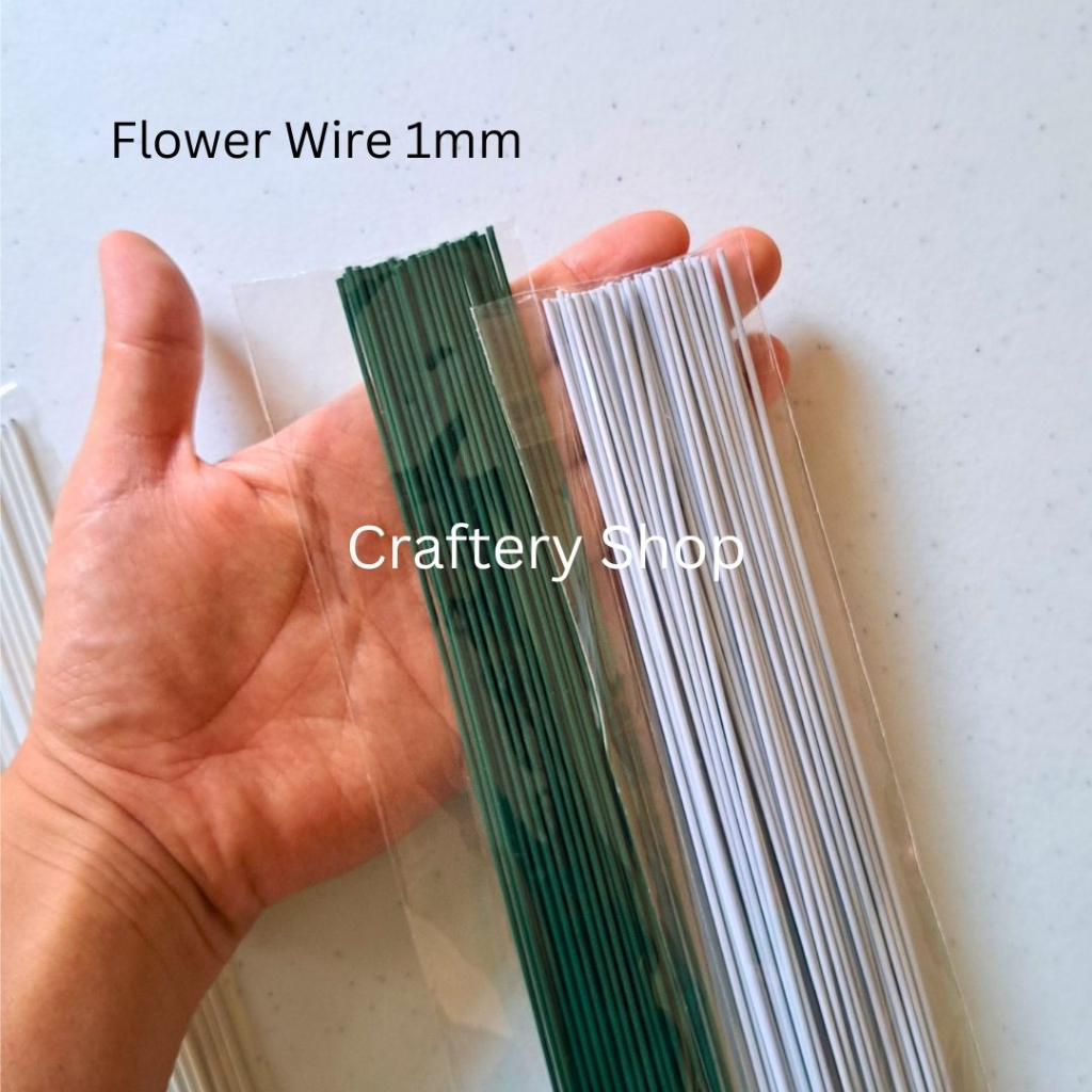 Flower Wire 1mm/2mm, 15 inches thick | Shopee Philippines