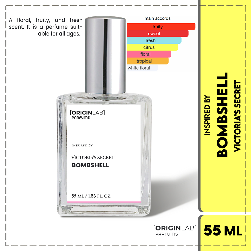 BOMBSHELL Inspired Perfume ORIGINLAB Parfum Oil Based Perfume for WOMEN ...