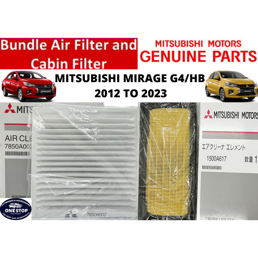 NEW ARRIVAL MITSUBISHI MIRAGE G4\HB BUNDLE AIR FILTER AND CABIN FILTER ...