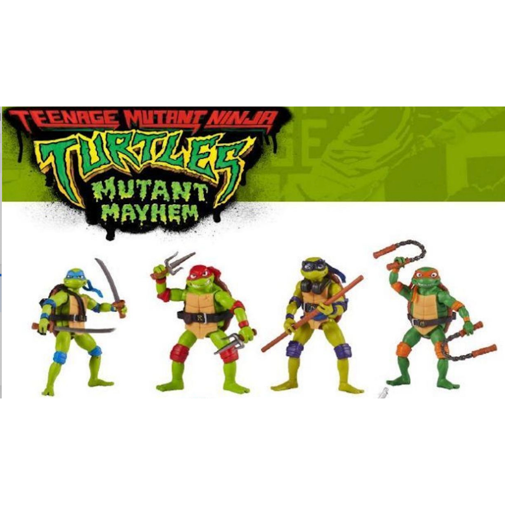 {GOT} TMNT Ninja Turtles Mutant Mayhem SET of 4 Raphael Donatello ...