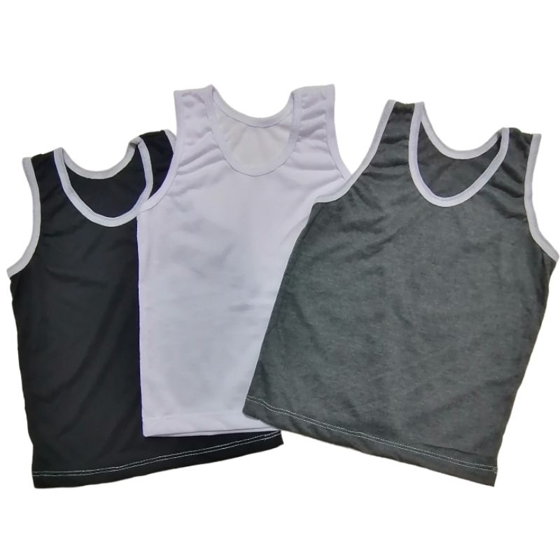 3PCS COTTON SANDO FOR BOYS 1-2 AND 3-4 YEARS OLD (2 SIZES) | Shopee ...