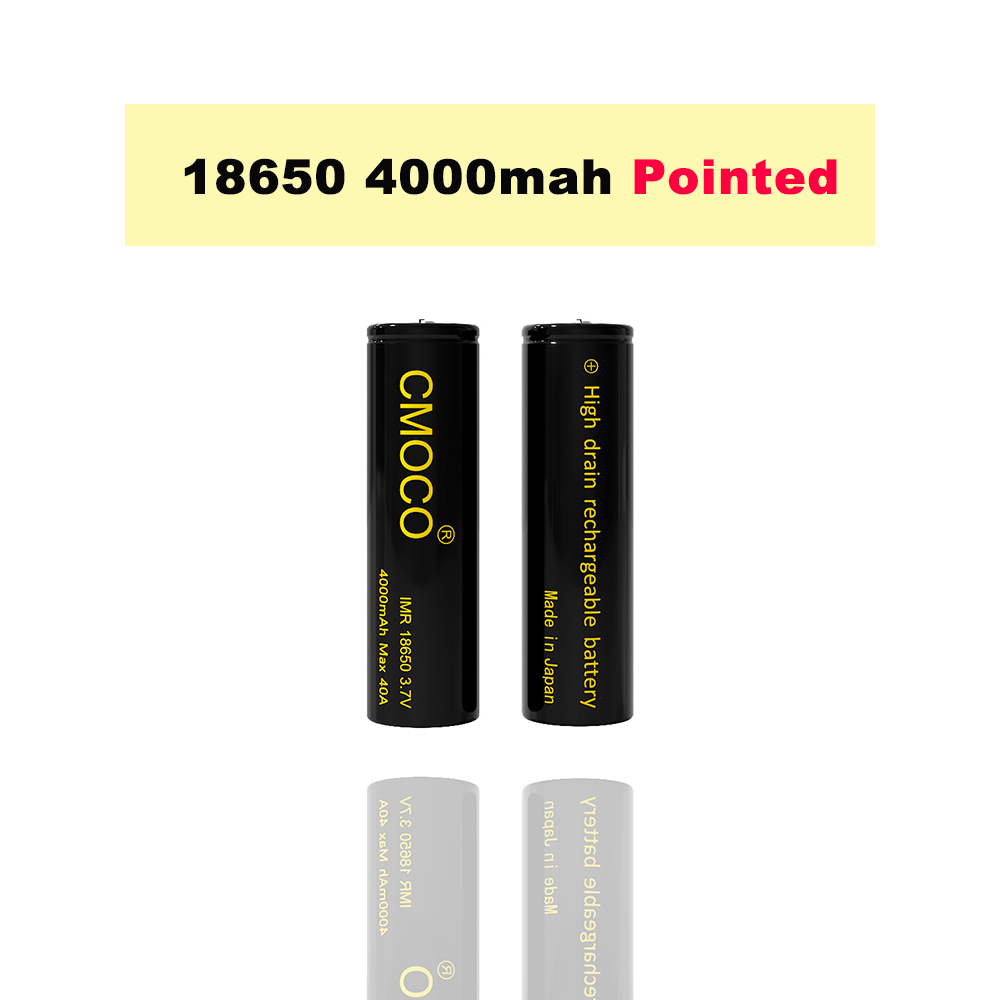 2PCS Legit CMOCO 18650 Battery 4000mah 40A 3.7v Lithium Rechargeable ...