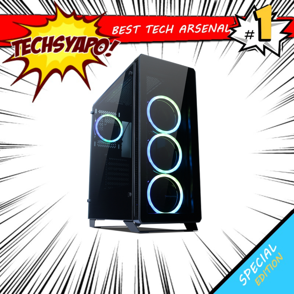 TECWARE VISION M MATX TEMPERED GLASS MIDTOWER CASE | Shopee Philippines