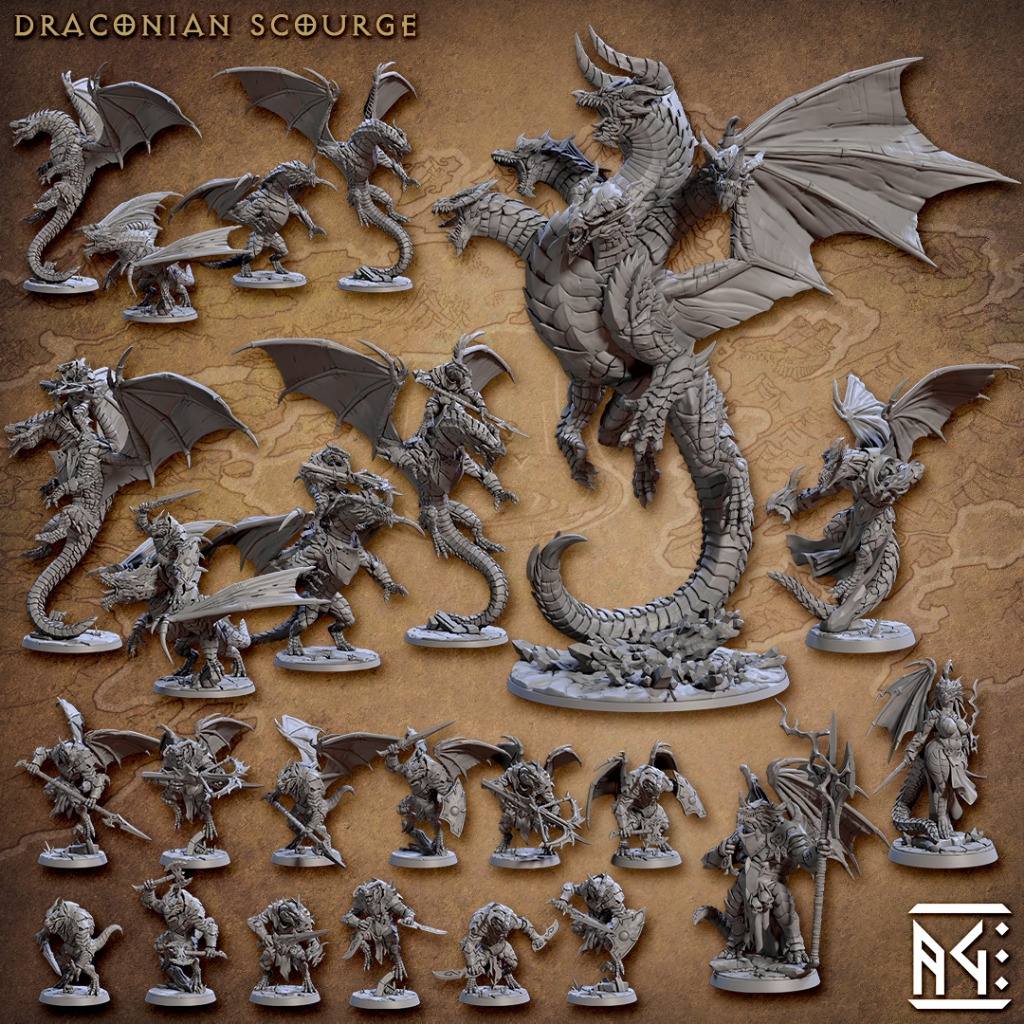 ARTISAN GUILD - Draconian Scourge Tabletop Minis, Dungeons and Dragons ...
