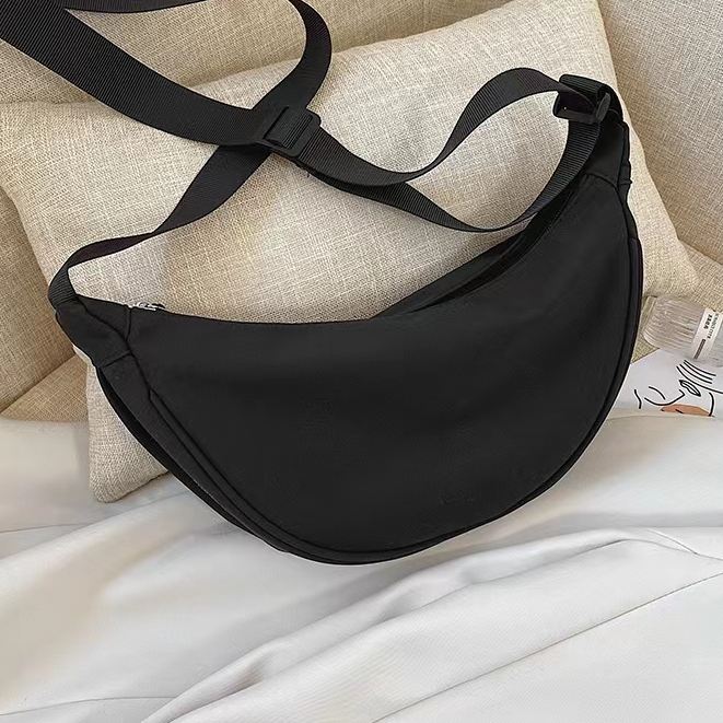 SANBAG#2836 KOREAN NYLON CHEST BAG TO SHOULDER BAG FOR WOMEN | Shopee ...