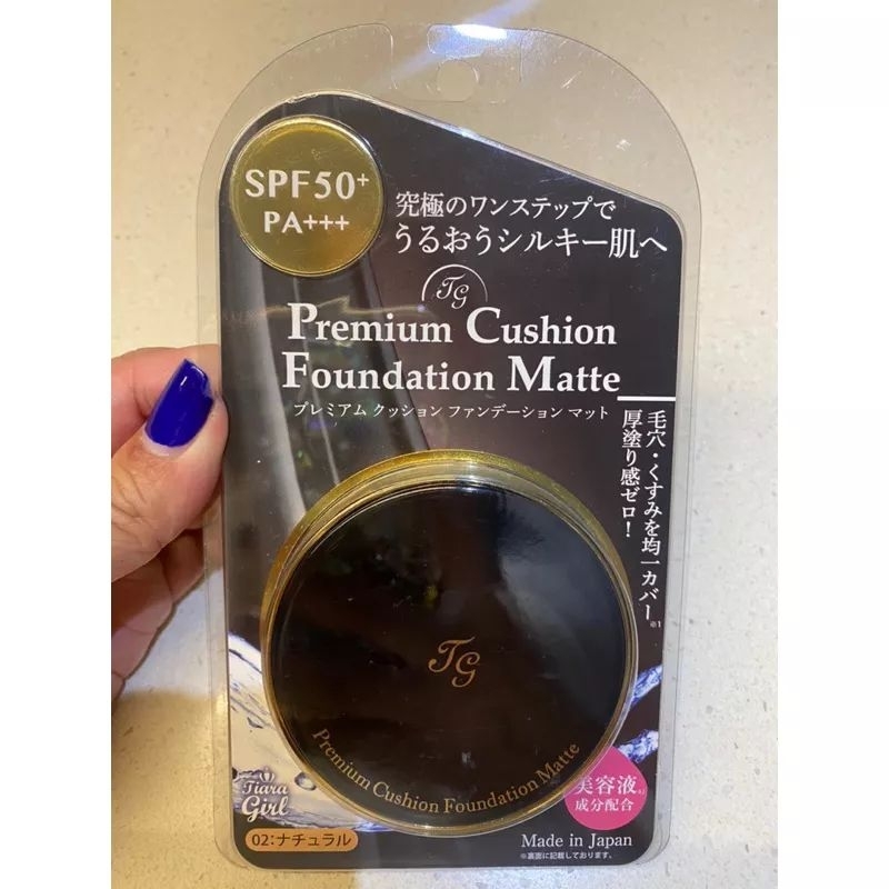 TG Tiara Girl Japan Premium Cushion Foundation Matte Spf50+ | Shopee ...