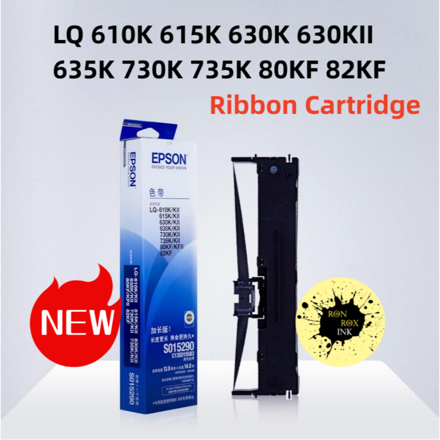 S015290 Dot Matrix Ribbon Cartridge for EPSON LQ 610K 615K 630K 630KII ...