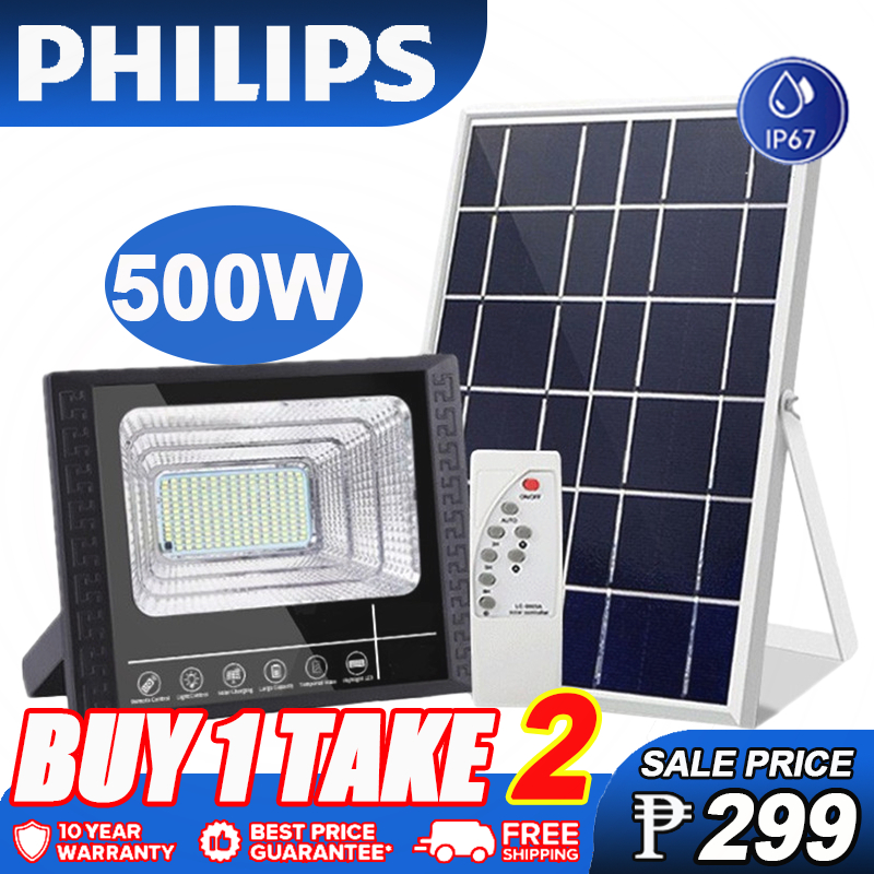 PHILIPS Solar light BUY 1 TAKE 2 Solar Lamp Outdoor LED Light Solar ...