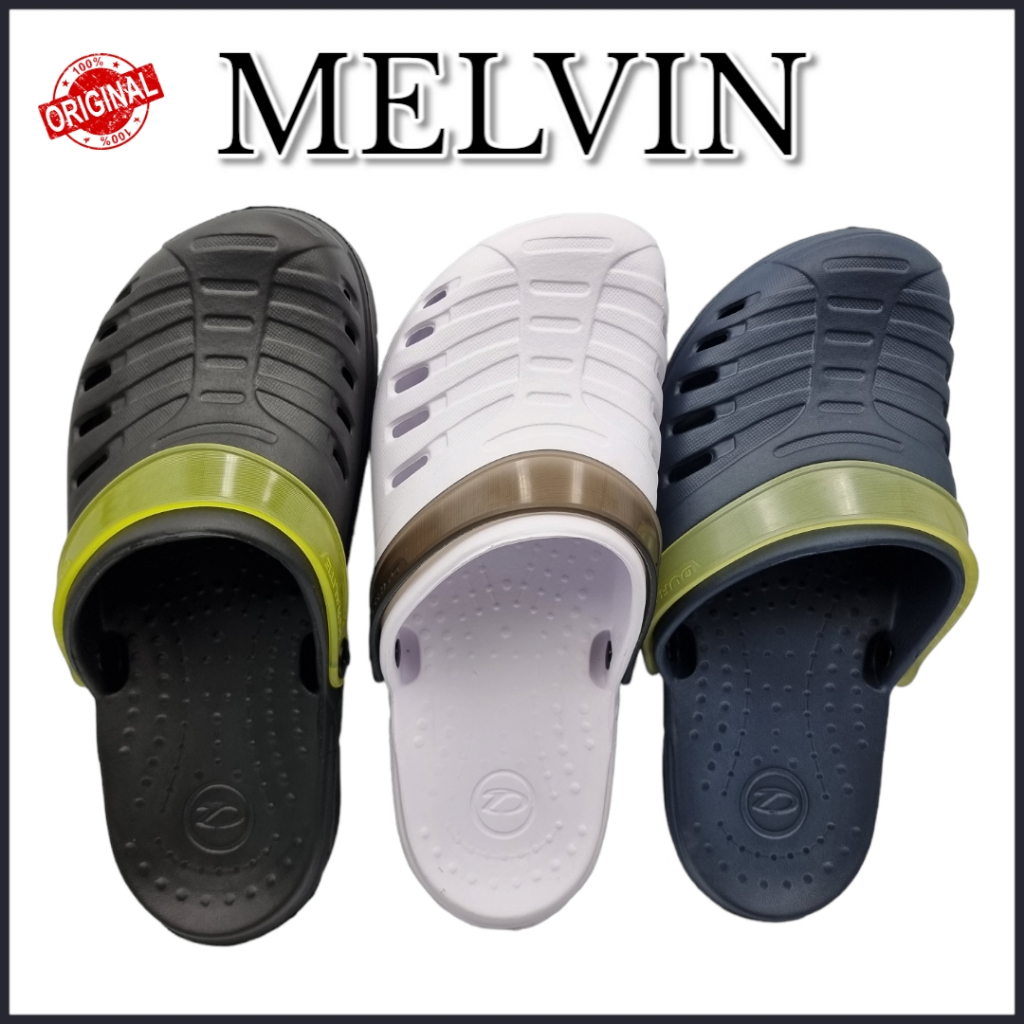 Duralite 'Melvin' Men's Lightweight & Waterproof rubber sandals with ...